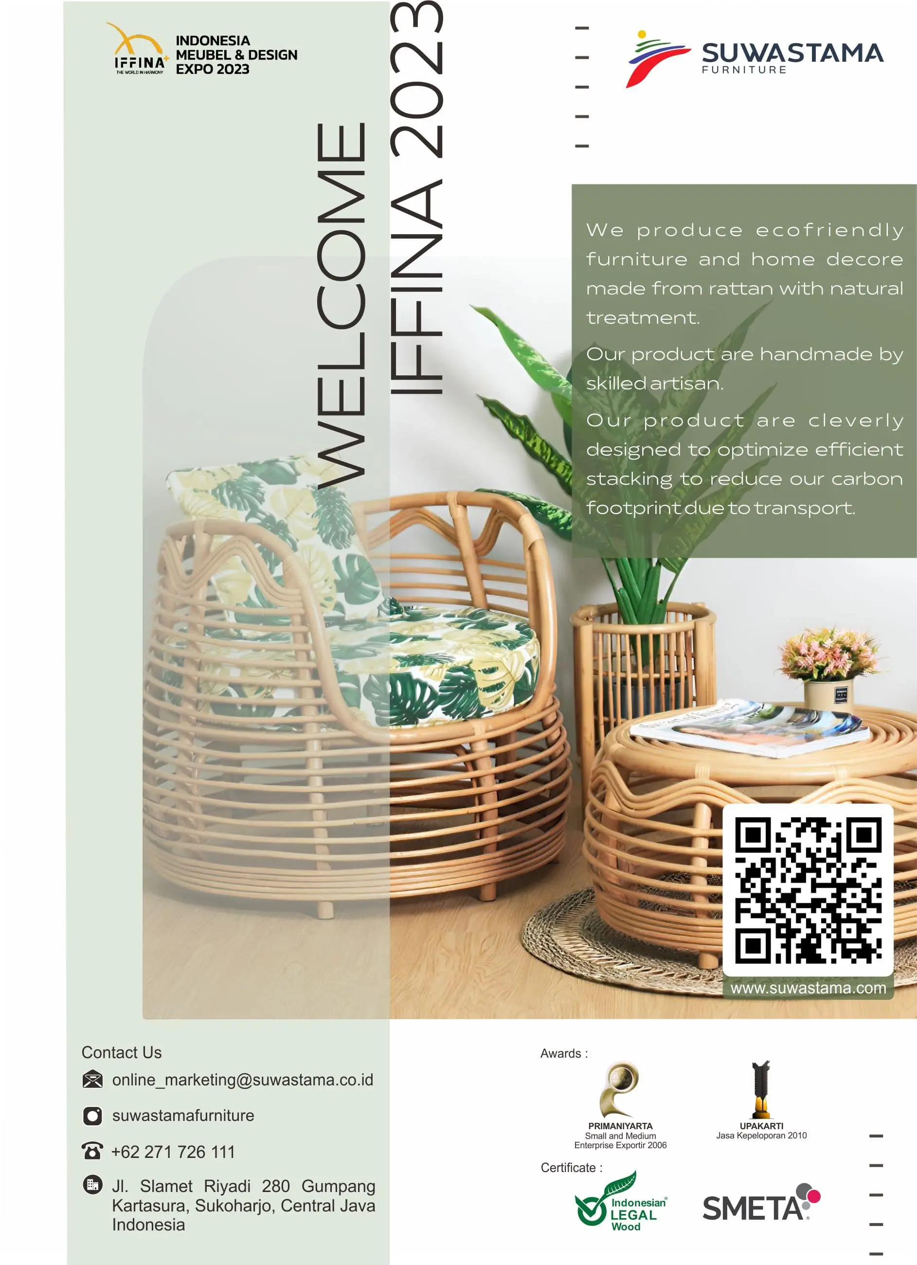 Experience IFFINA 2023: Unveiling the Finest Rattan Furniture - Suwastama